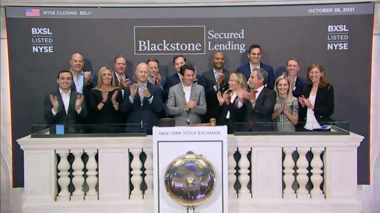 Blackstone Secured Lending Fund (NYSE: BXSL) Rings The Closing Bell ...