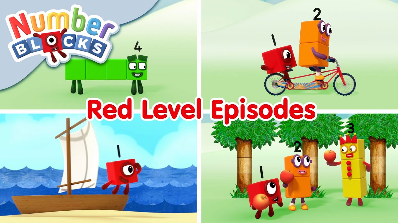 @Numberblocks - Red Level One Episodes 🟥 | Learn to Count - YouTube