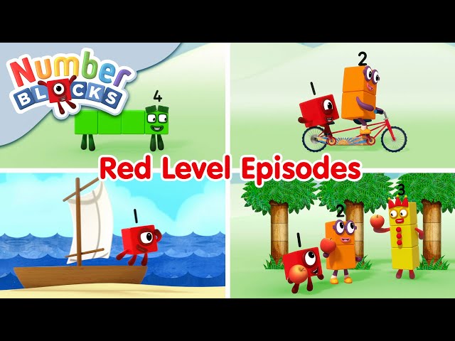 @Numberblocks - Red Level One Episodes | Learn to Count - Videos For Kids