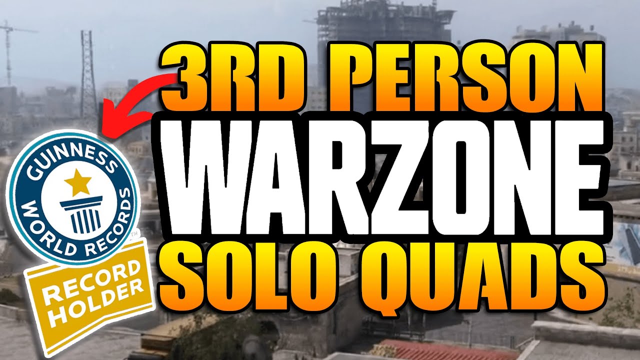 WORLD RECORD THIRD PERSON WARZON 3 Solo Quads | Best 3rd Person ...