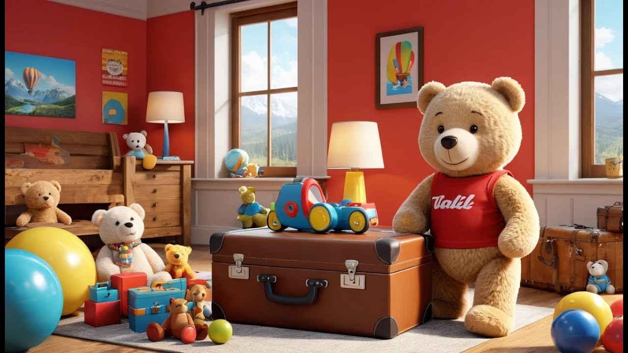 Teddy Bear’s Travel Book | Adventure Song for Kids | Fun Nursery Rhyme ...