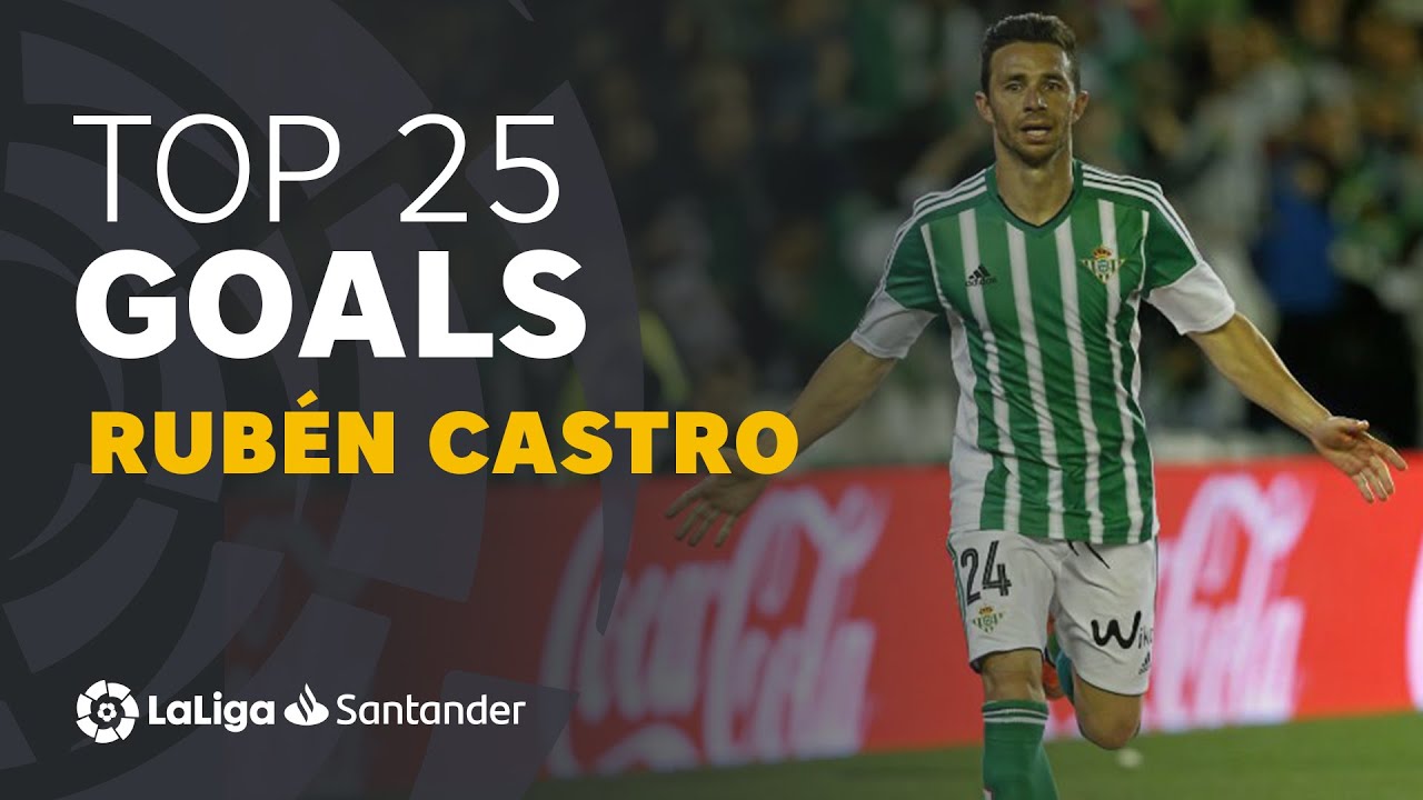 TOP 25 GOALS Rubén Castro en LaLiga Santander - YouTube