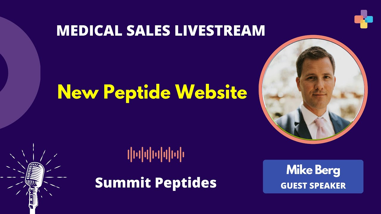 New Peptide Website | Medical Sales Livestream | Every Ancillary - YouTube