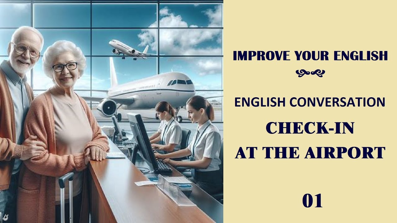 Check-in at the Airport: Conversation 01 - YouTube