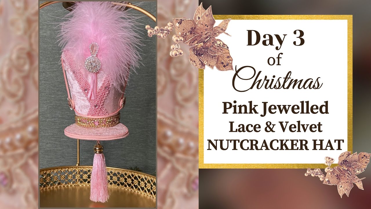 DIY CHRISTMAS DECORATIONS | How to Make a Pink Lace & Velvet Nutcracker ...
