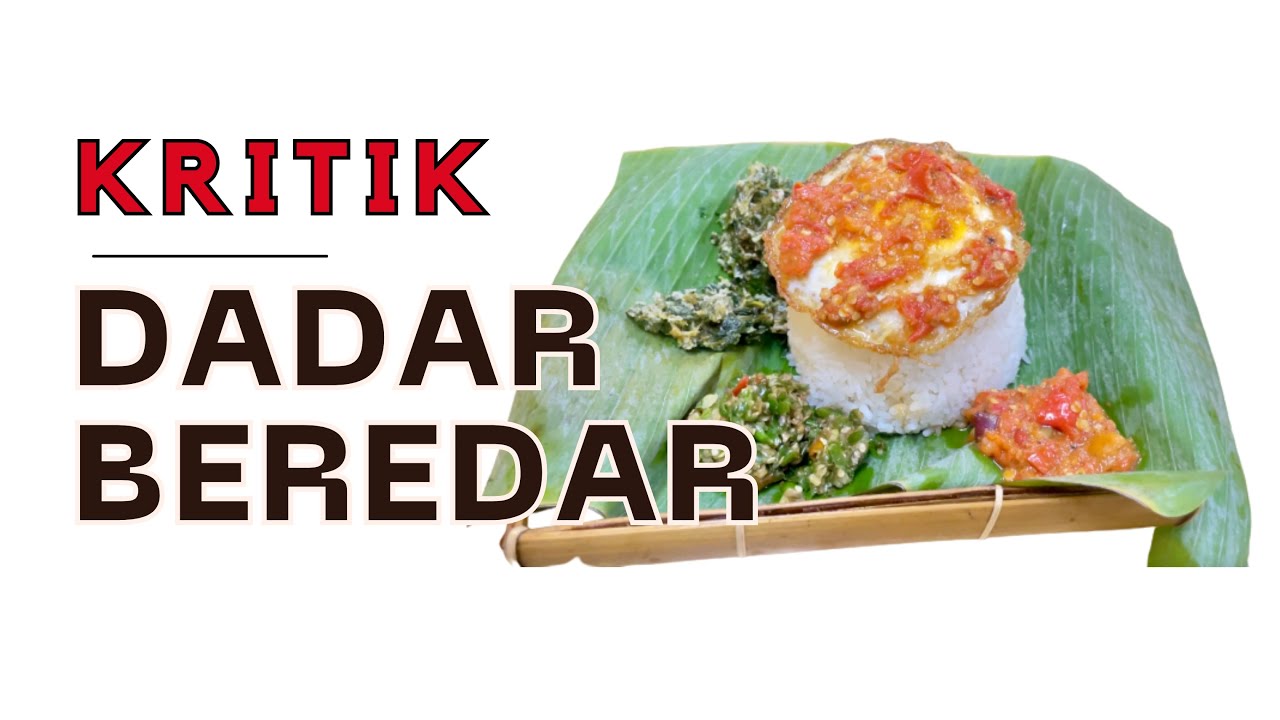 KRITIK NASI TELOR MASTERCHEF & BABE CABITA, WORTH IT? DADAR BEREDAR SUNTER - YouTube