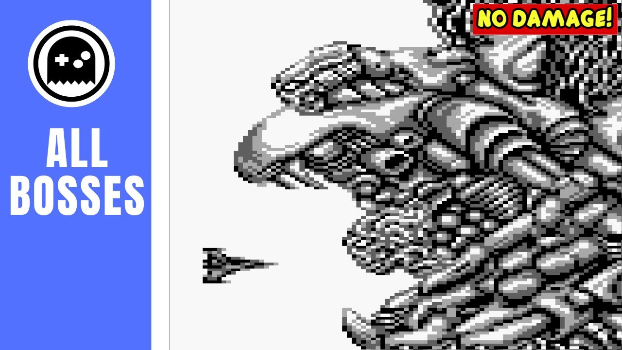 Gradius The Interstellar Assault (GB) - All Bosses - (No Damage) - YouTube