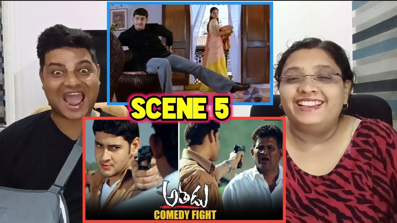 Athadu COMEDY FIGHT scene | MAHESH BABU fight scenes | Athadu comedy ...