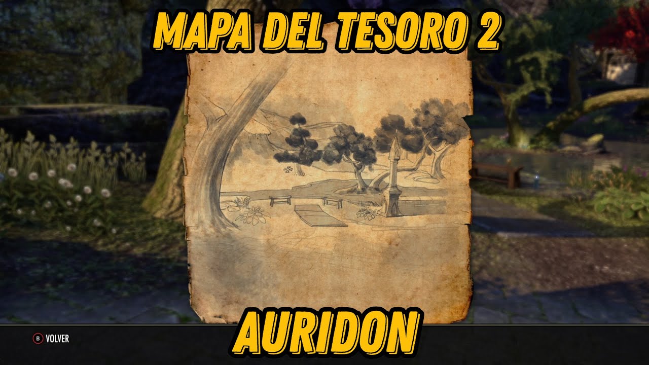 Mapa Del Tesoro Auridon 2 | The Elder Scrolls Online - YouTube