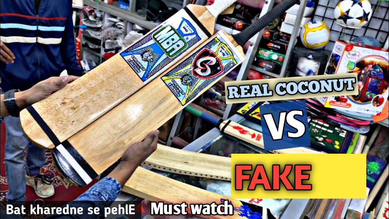 Real Coconut Cricket Bat vs Fake - Which One is Worth Your Money ...