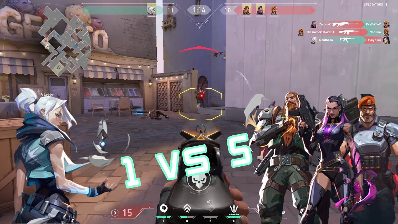 1 VS 5 Valorant Ep. 2 - YouTube