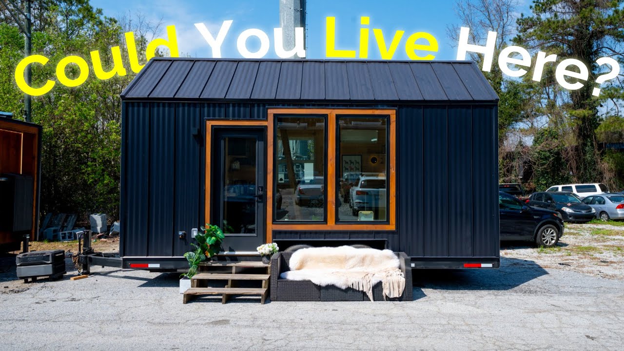 A $50K A-Frame Style Tiny House - YouTube