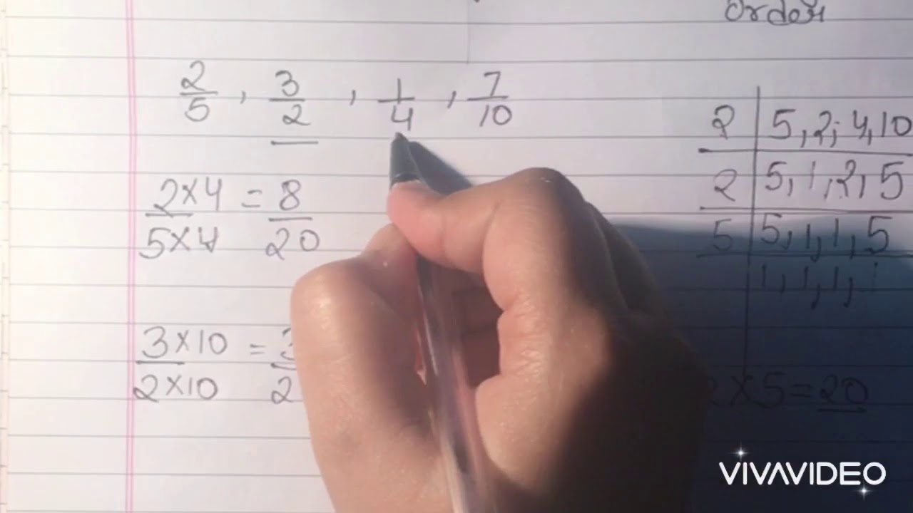 Fraction In Ascending Order How To Write Fraction In Ascending Order