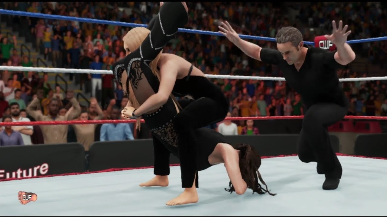 Sable vs Stephanie McMahon Match | WWE 2K18 | WWE 2K18 match - YouTube