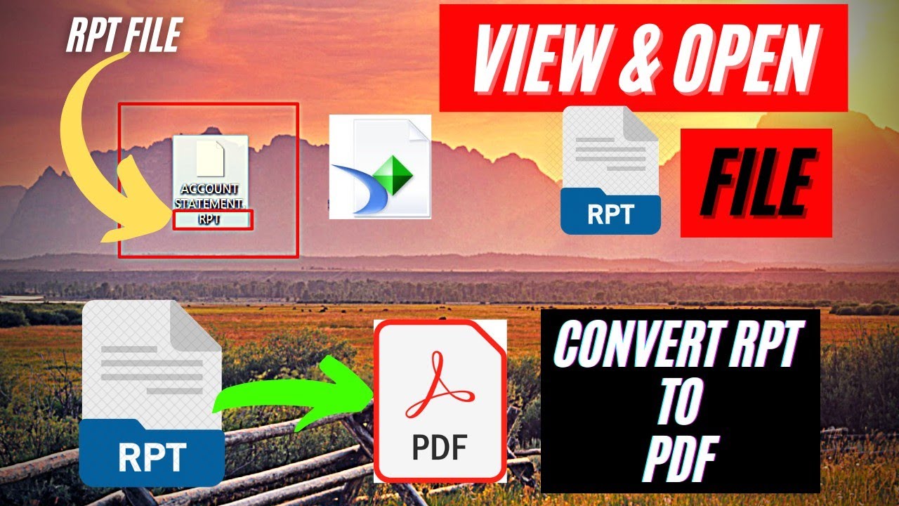 How To Open Or View RPT File In Windows 7 Or 10 Convert RPT File To how-to-open-or-view-rpt-file-in-windows-7-or-10-convert-rpt-file-to