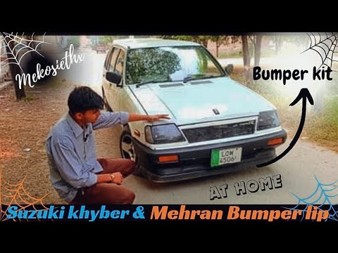 How to make khyber body kit at home (mehran bumper modification)🥵 # ...