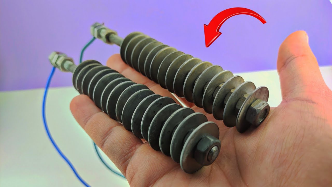 Water into Hydrogen | How to Make a Hydrogen Generator with screw and ...