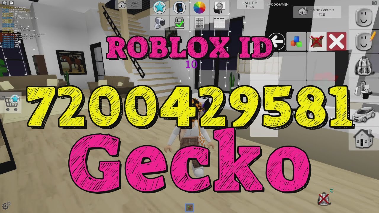 GECKO Roblox Song Codes - YouTube
