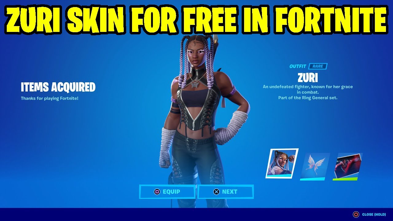 How To Get Zuri Skin For Free In Fortnite - YouTube