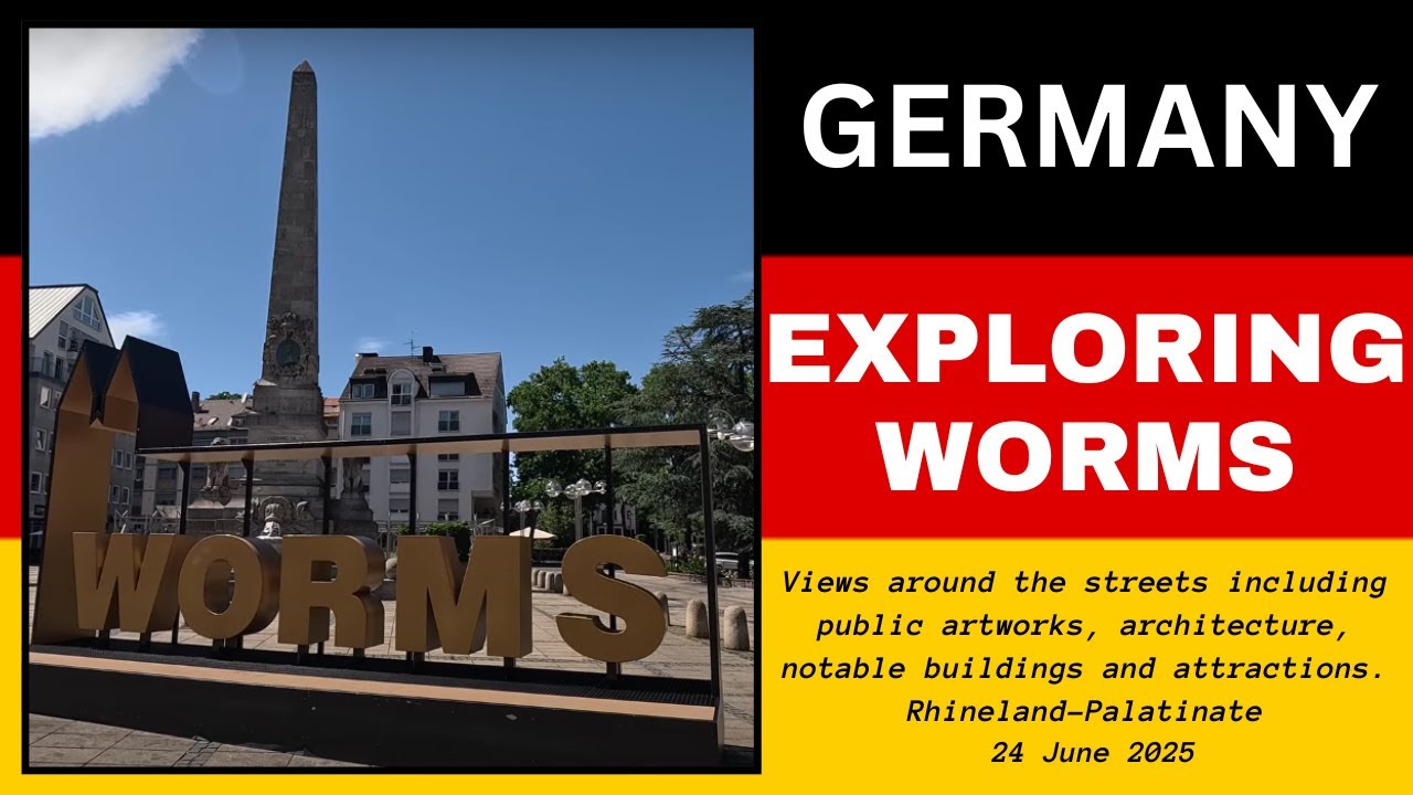 Exploring Worms, Rhineland-Palatinate, Germany - 24 June, 2025 - YouTube