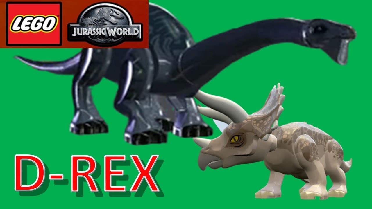 D-Rex. Lego Jurassic World.Big and Small enclosure Tutorial - YouTube