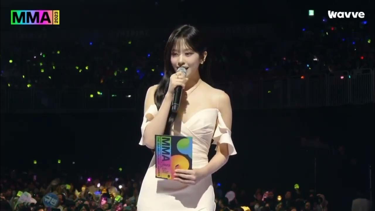 An Yujin special opening ment at 2023 MMA 😻#ive #아이브 #yujin #안유진 - YouTube