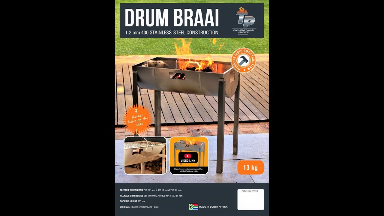BARREL BRAAI - SS (DRUM BRAAI) - YouTube