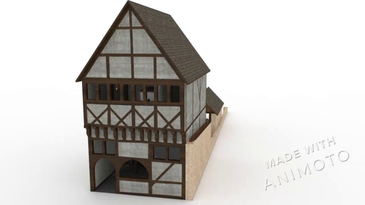 MEDIEVAL FARM 3D Model - YouTube