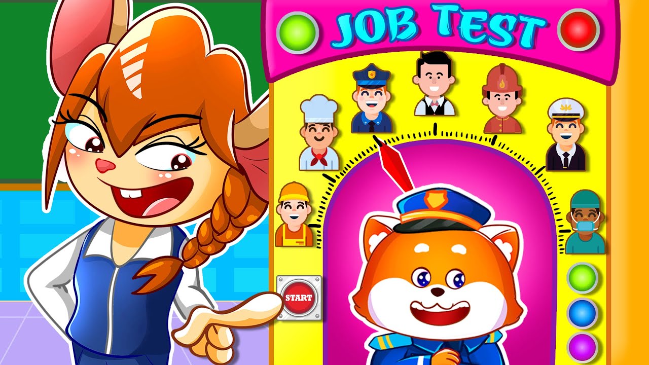 Children At School About Professions Song 🎶👮‍♂️👩‍⚕️Fun & Educational Kids Song | Lucky Zee Zee 🌟 ...