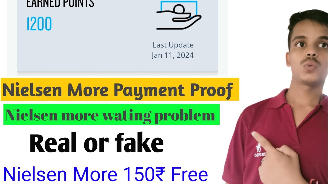 New Survey Earning App|| Nielsen more apk payment proof - YouTube