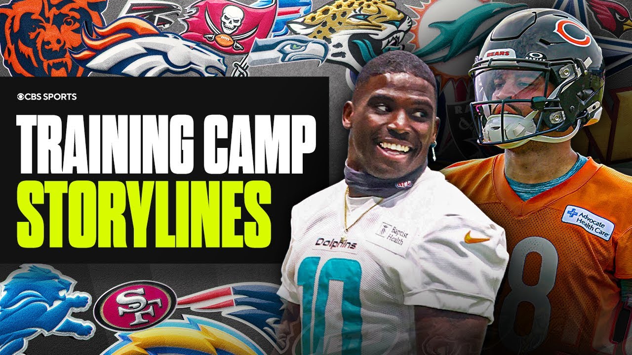 NFL Training Camp Storylines: Caleb Williams’ Viral Moment 😬, Tyreek ...