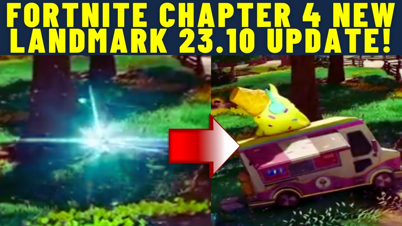 Fortnite *NEW* Landmark/POI Location 23.10 Update Chapter 4! - YouTube