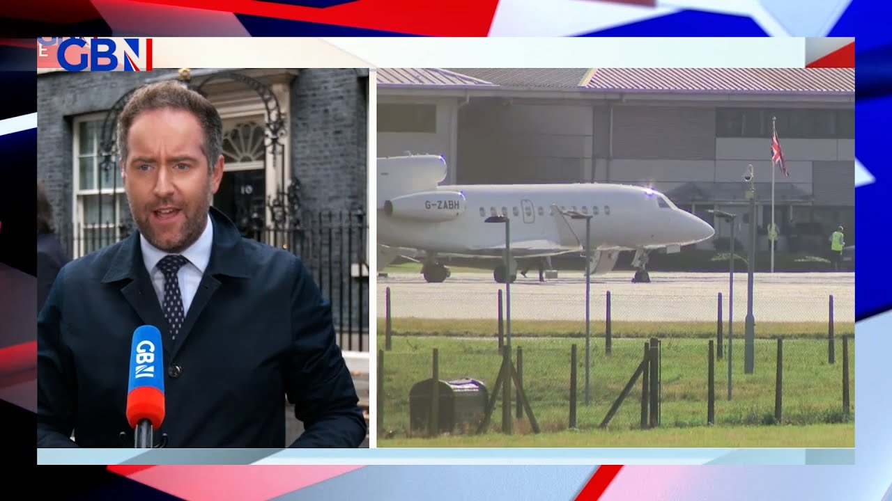 Liz Truss lands in Northolt ahead of her first speech as PM: GB News ...