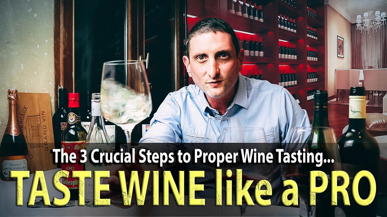 3 Steps of Wine Tasting: Sight, Smell, Taste - YouTube