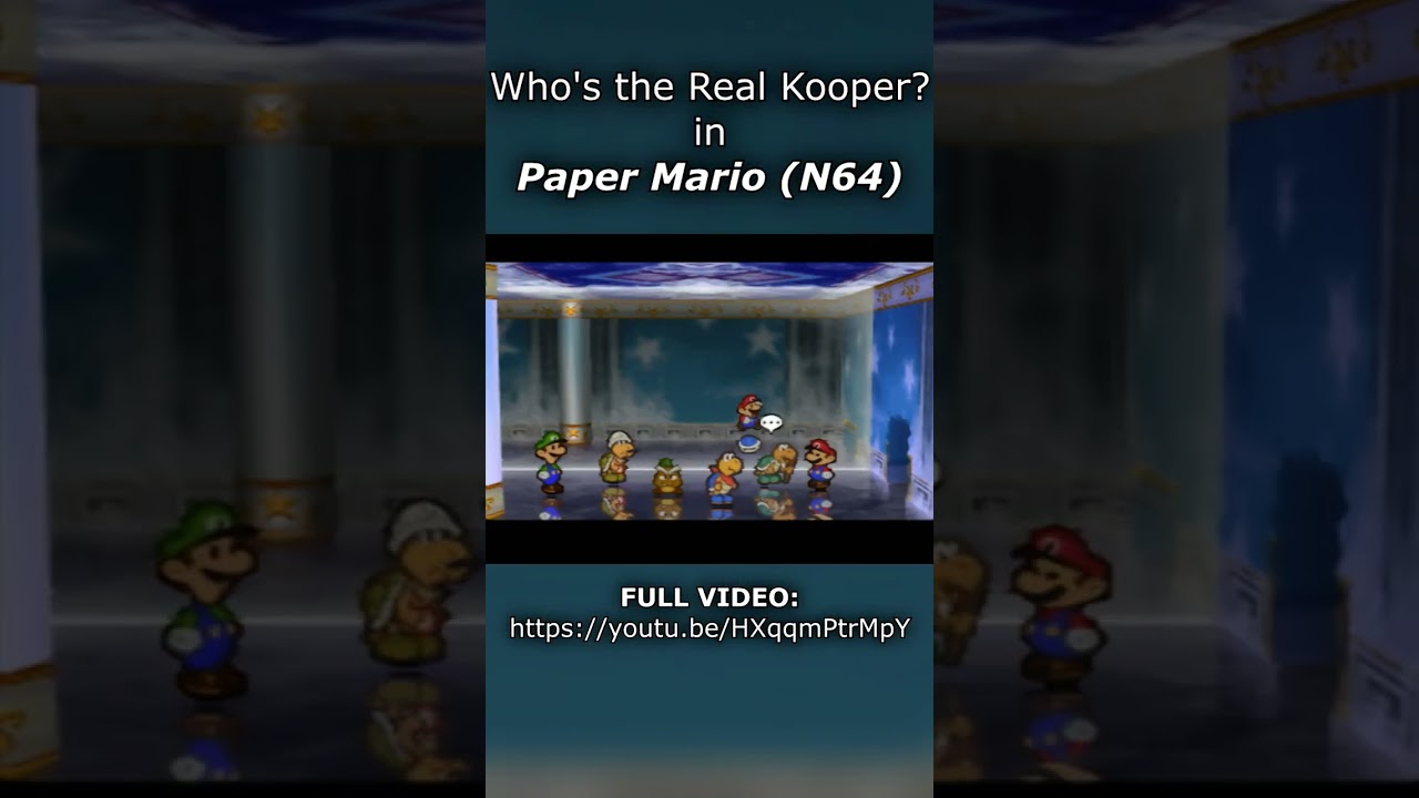 Paper Mario 64 Real Kooper