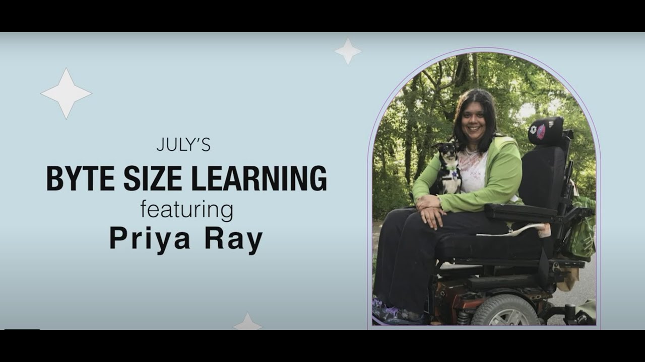 Art Accessibility With Priya -Byte Size Learning - YouTube