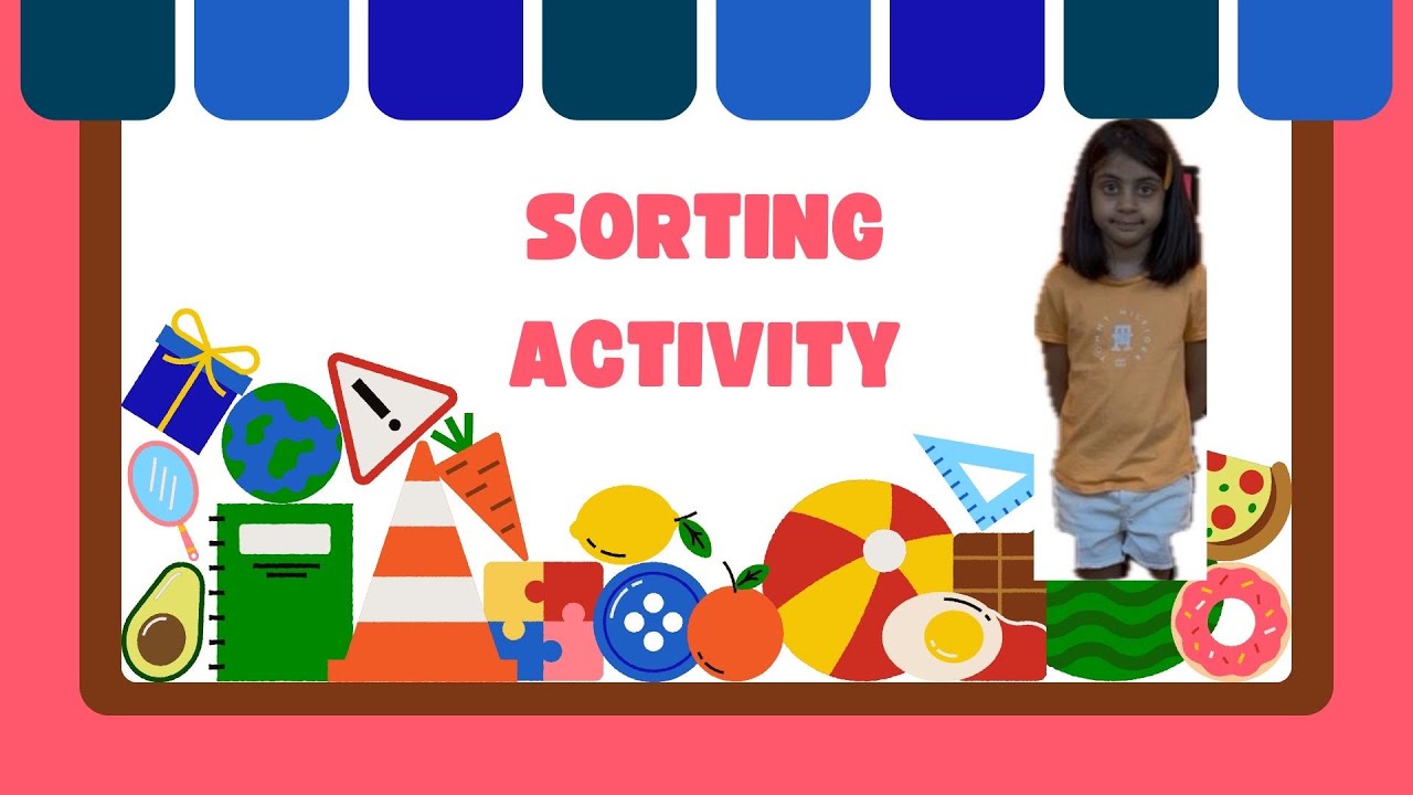 Fun Sorting Activity for Kids | Colors, Shapes & Size Sorting | Early ...