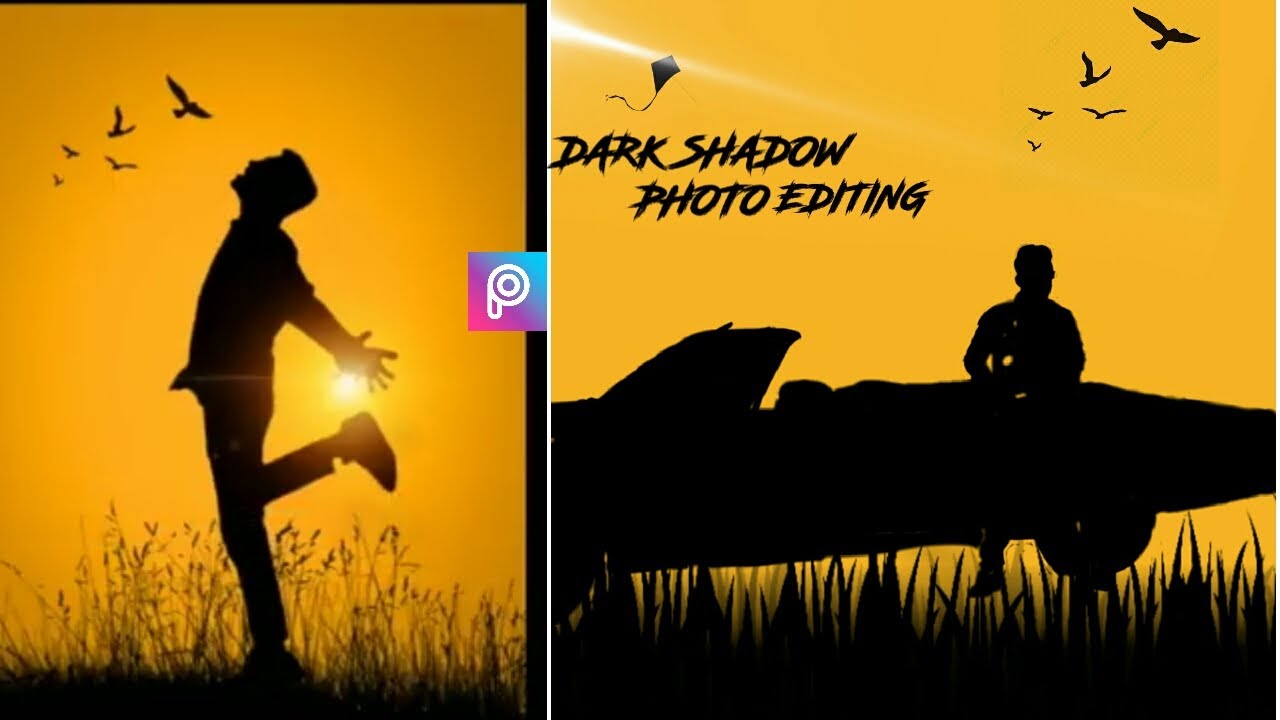 Dark Shadow Photo Editing in Picsart ☺|New Viral Photo Editing|Arun ...