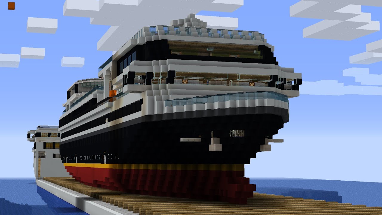 Floating Drydock In Minecraft - YouTube