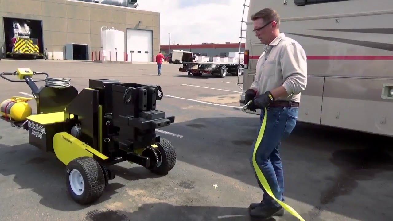 TruckCaddy Heavy Truck Pusher by DJ Products - YouTube