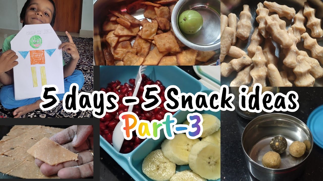 5 SNACK BOX or MONDAY-FRIDAY Snacks(ages 3,4,5,6 PRESCHOOL/KINDERGARDEN ...