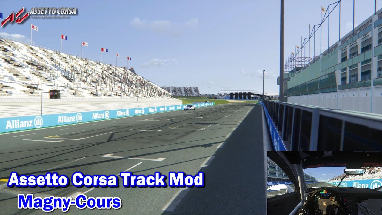 Assetto Corsa Track Mods #054 - Magny-Cours (アセットコルサ・トラックMODS - マニ・クール ...