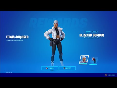 FORTNITE *NEW* FREE PLAYSTATION PLUS SKIN! BLIZZARD BOMBER SKIN ...