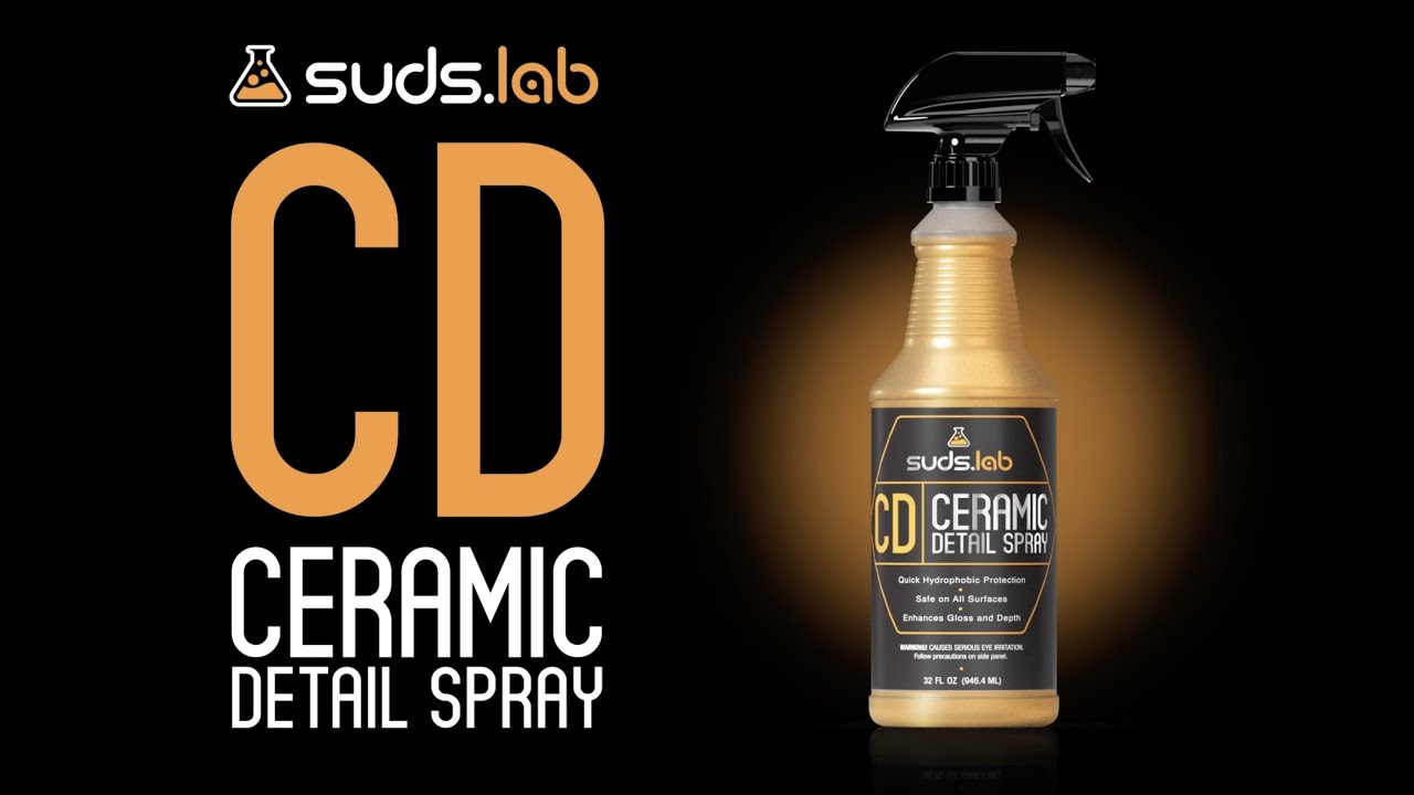 Suds Lab CD Ceramic Detail Spray, Adds a Hydrophobic Coating To Your ...