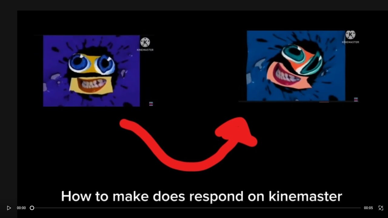 How to make does respond on kinemaster - YouTube