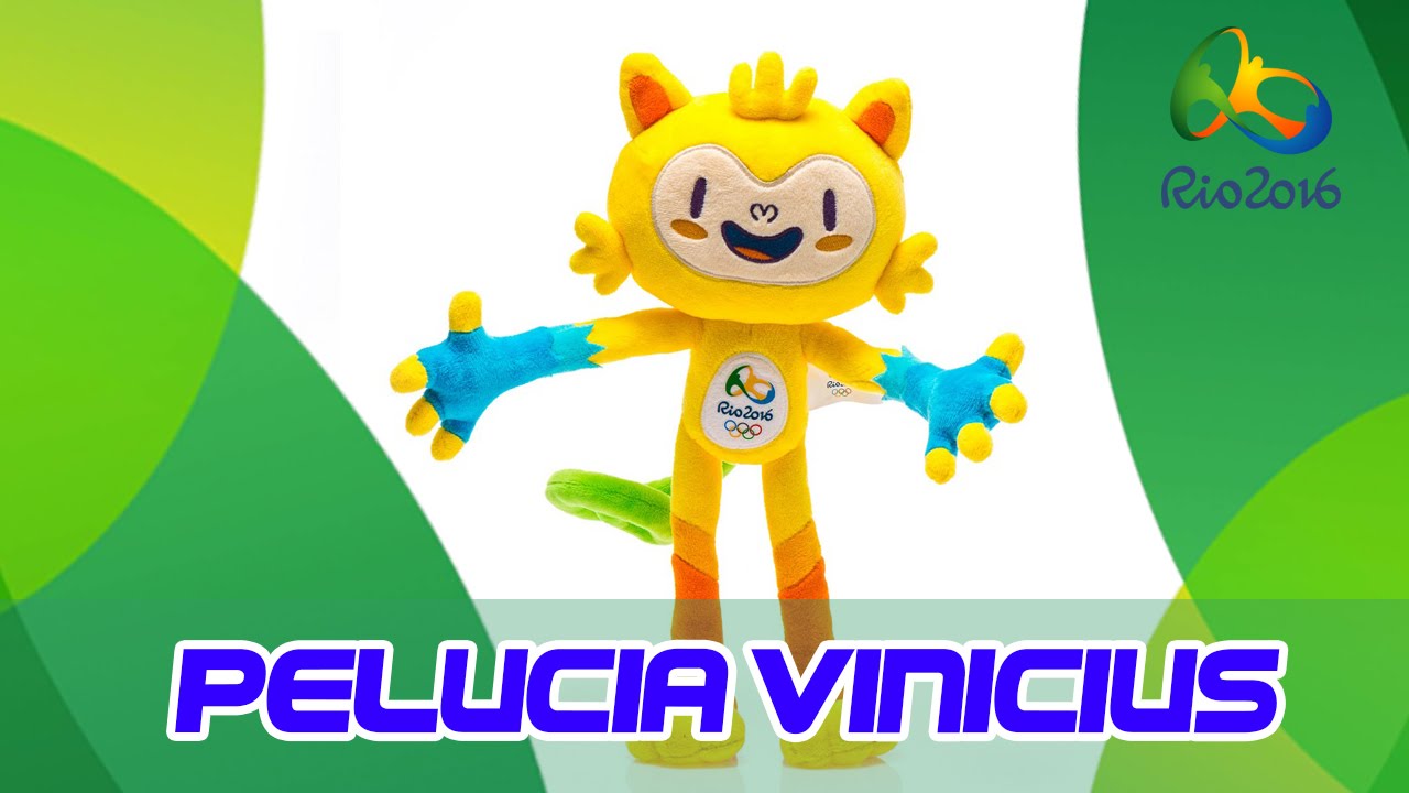 Pelúcia Vinícius Mascote Rio 2016 - YouTube