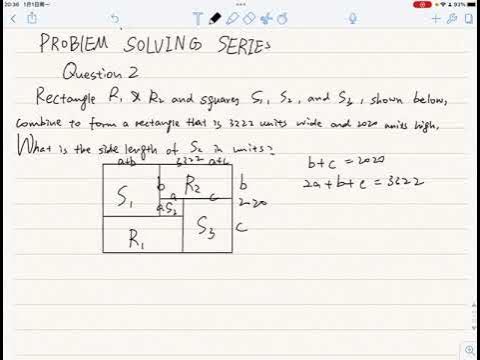 Problem Solving Series Question2 - YouTube