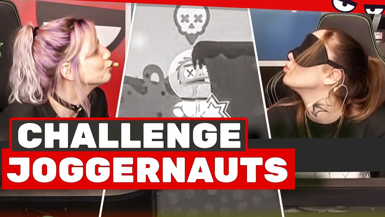 Geschrei-Massaker dank AUGENBINDE... | Janina & Esther vs. JOGGERNAUTS ...