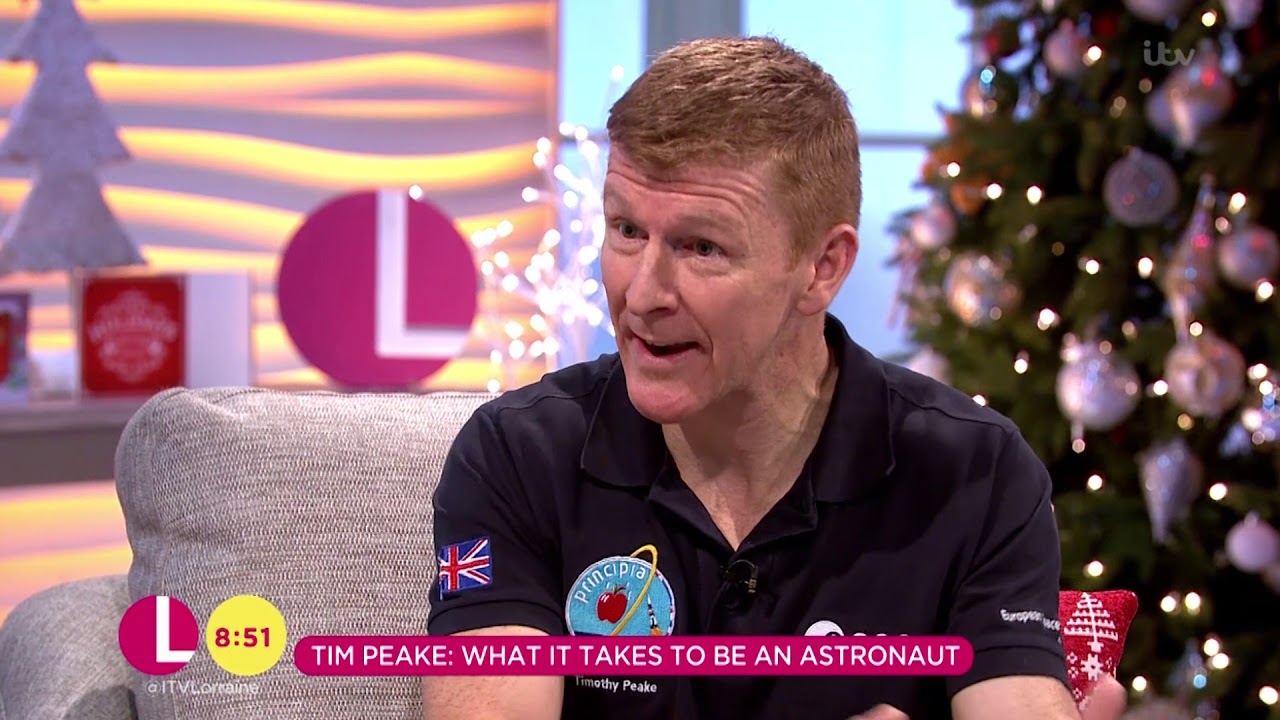 Tim Peake on Coming Back to Earth | Lorraine - YouTube