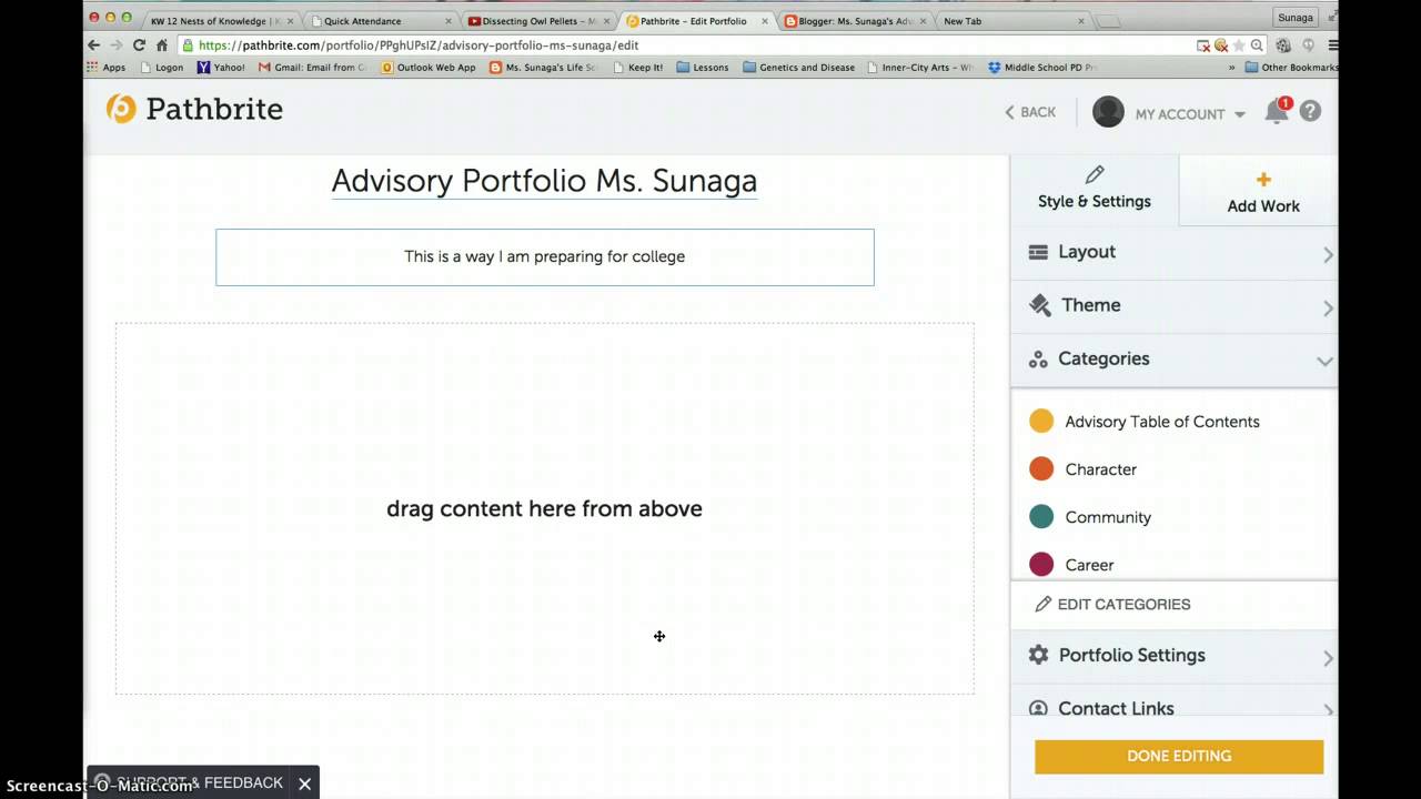 How to upload a document from google drive to pathbrite - YouTube